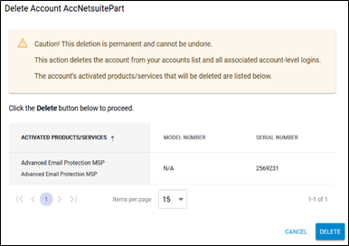 Deleting Accounts | Barracuda Campus